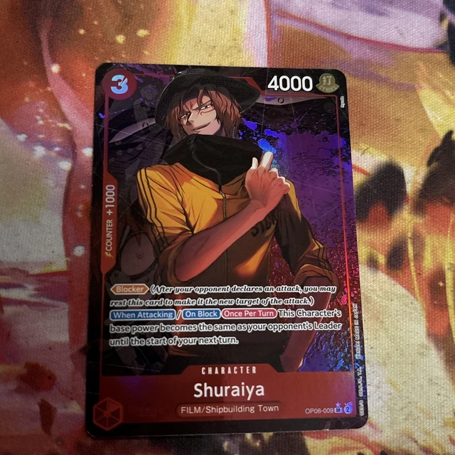 ONE PIECE TCG Wings of the Captain Shuraiya OP06-009 Alt Art Neuf dans son emballage anglais EUR ...