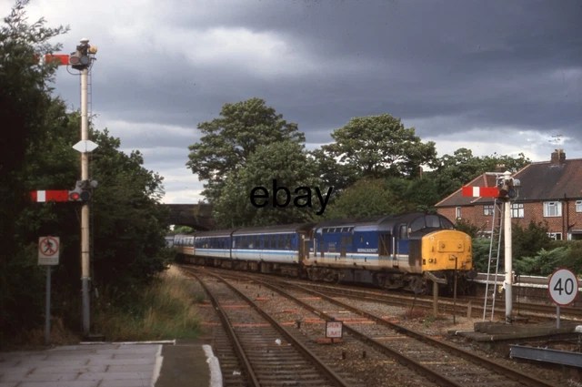 35MM RAILWAY SLIDE- Regional Railways Loco Class 37. 37429 @ Helsby £3. ...