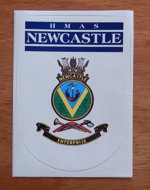 HMAS NEWCASTLE STICKER Royal Australian Navy sticker - 1990s $6.00 ...