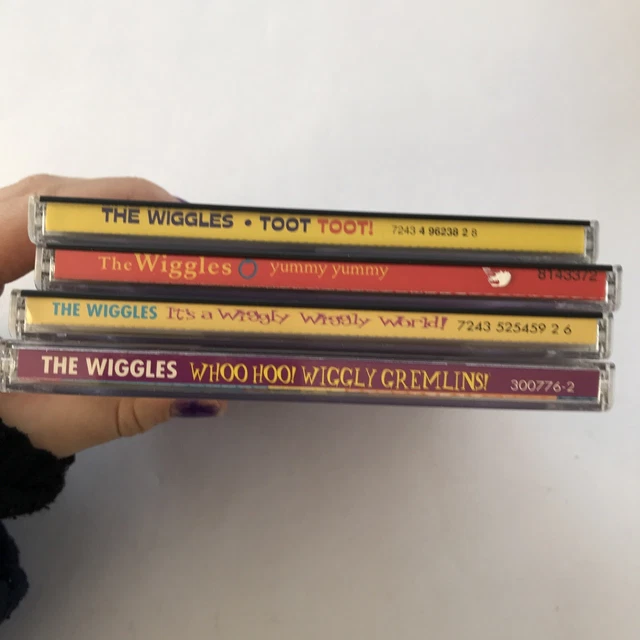 WIGGLES CDS BULK x4 Original Cast Merchandise M 90s 00s Wiggly Wiggly ...