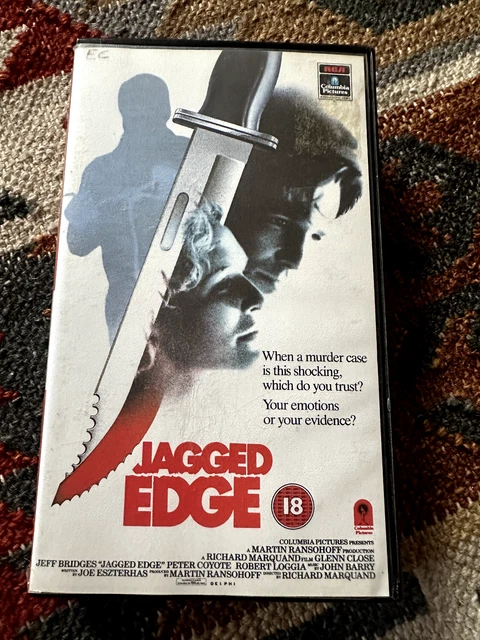 JAGGED EDGE GLENN Close Jeff Bridges 1985 VHS Full Box Sleeve £4.99 ...