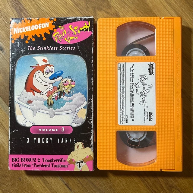 REN & STIMPY Show VHS 1993 Animation Volume 3 Nickelodeon Sony Wonder ...