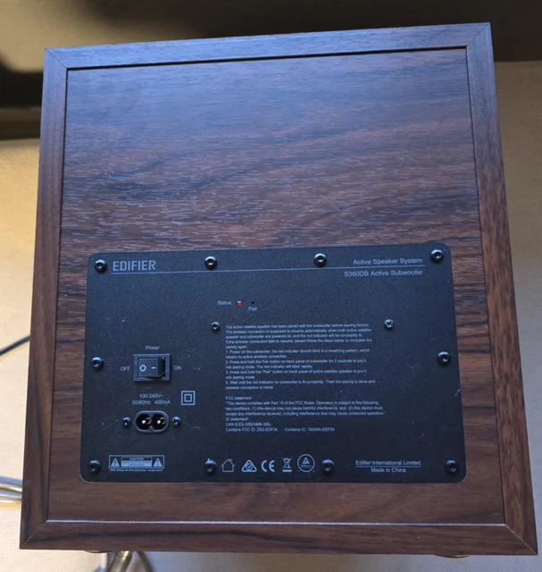 EDIFIER S360DB 2.1 System (Bluetooth subwoofer) - No remote ...