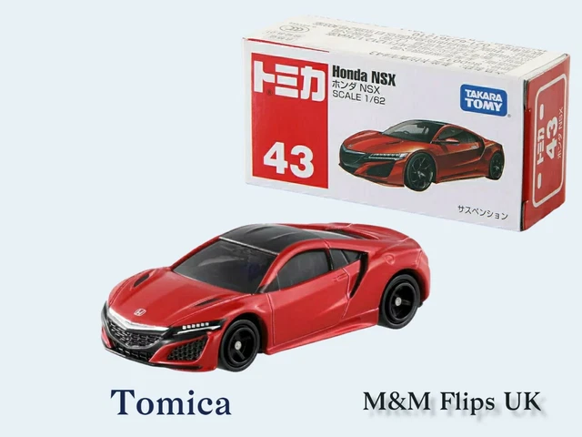 TAKARA TOMY TOMICA No. 43 Honda NSX 1/62 Scale Diecast Model Car £10.63 - PicClick UK