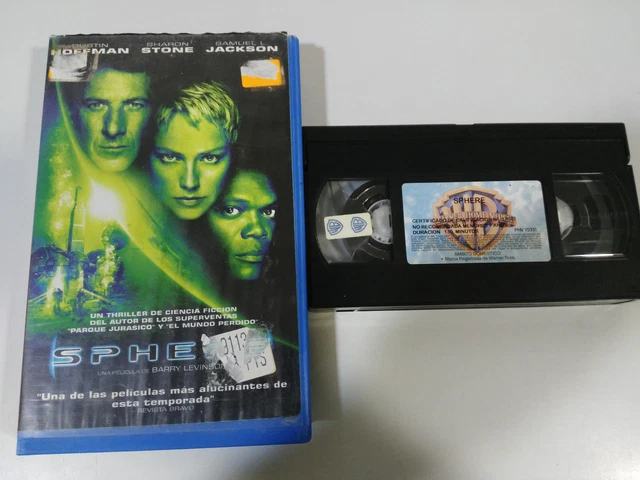 SPHERE DUSTIN HOFFMAN Sharon Stone Samuel L JACKSON VHS Film Tape ...