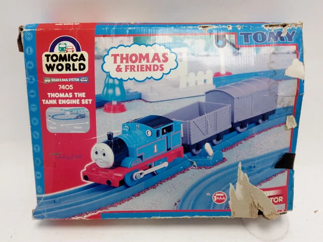 THOMAS & FRIENDS Tomica World Train Set - Vintage TOMY 7405 Preowned £9 ...