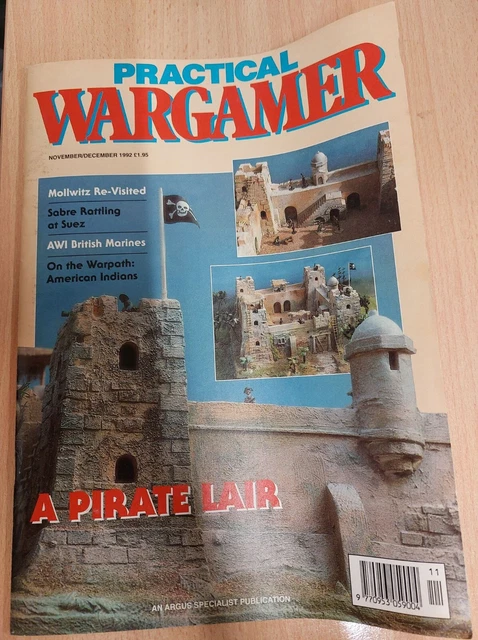 PRACTICAL WARGAMER NOVEMBER December 1992 Issue Magazine A Pirate Lair ...