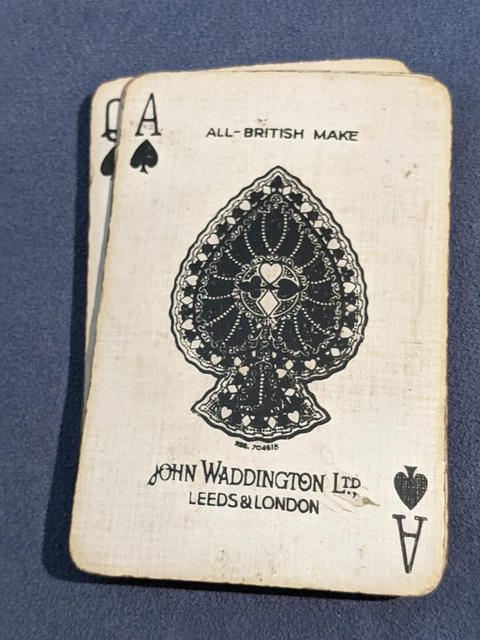 VINTAGE PLAYING CARDS Deck Players Weights Cigarettes Complete No ...