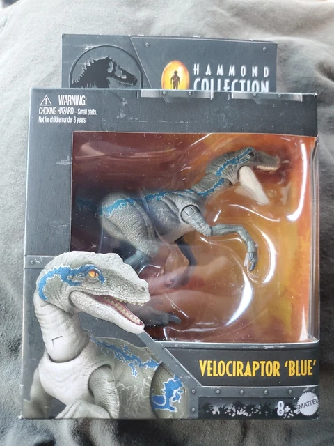 JURASSIC WORLD HAMMOND Collection Velociraptor Blue Action Figure EUR ...