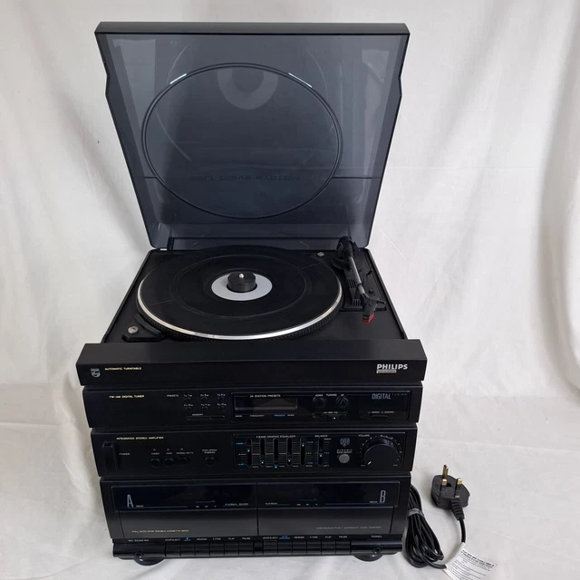 VINTAGE PHILIPS HIFI Stereo Midi System F1385/35 - NO SPEAKERS - See ...