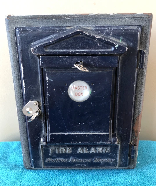 VINTAGE NORTHERN ELECTRIC Fire Alarm Box Telegraph Station Fire ...