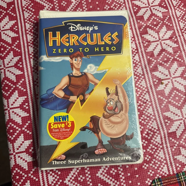 DISNEY HERCULES ZERO to Hero VHS Clamshell Edition Mint Condition £23. ...