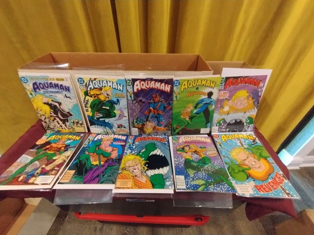 DC COMICS~~LOTTO AQUAMAN (10) Numeri # 1-2-3-4-5-6-7-8-9-10~~Comic ...