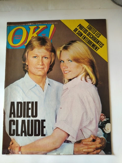 MAGAZINE OK ! N°114 - Adieu Claude Francois - Mars 1978/ EUR 5,00 ...