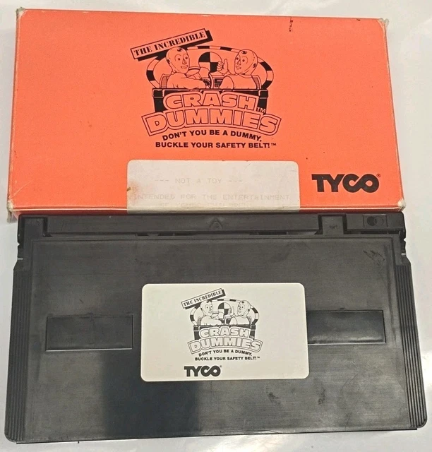 THE INCREDIBLE CRASH Test Dummies Video Promo VHS Tape TYCO RARE MAIL ...