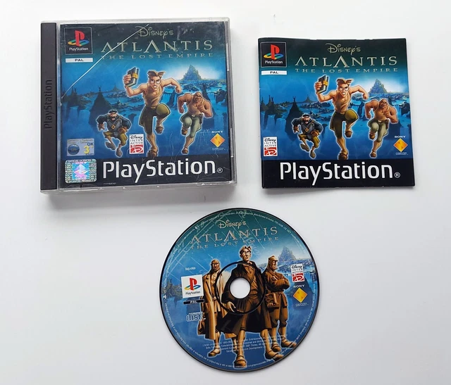 DISNEY'S ATLANTIS: THE Lost Empire - Sony PlayStation 1, PS1, Black ...