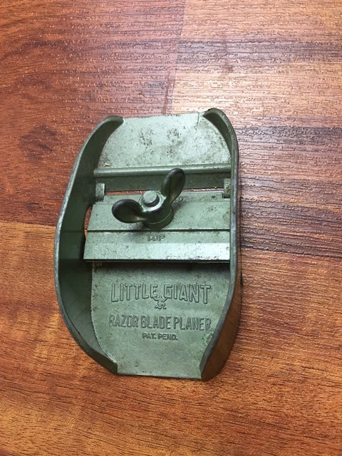 VINTAGE LITTLE GIANT Razor Blade Planer $12.20 - PicClick