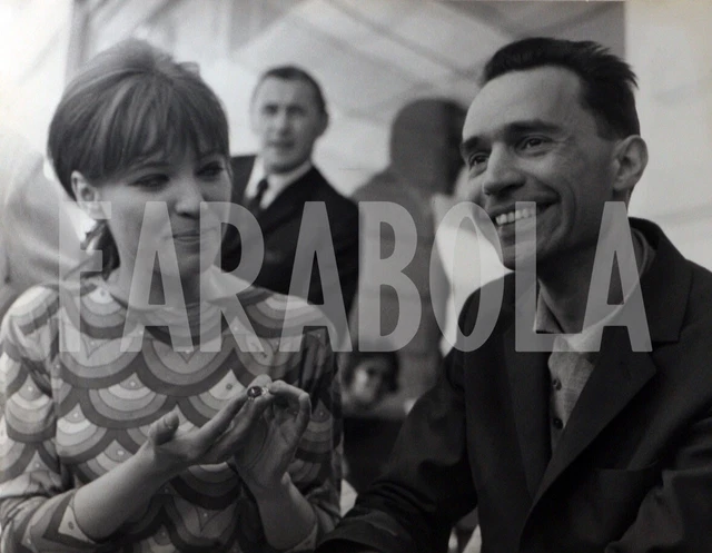 FOTO VINTAGE DE archivio Cinema Anna Karina Y Jacques Rivette impresión ...