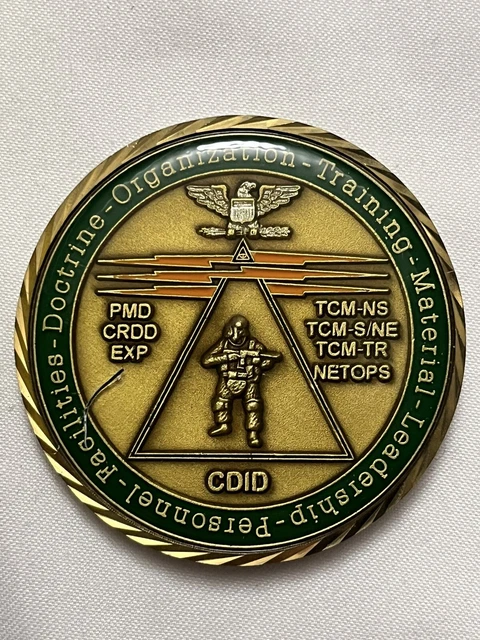 RARE US ARMY Signal School Capability Development Colonel Coin Of ...