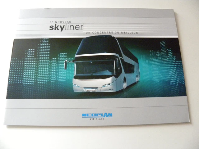 CATALOGUE BROCHURE BUS / car NEOPLAN le nouveau SKYLINER un concentré ...
