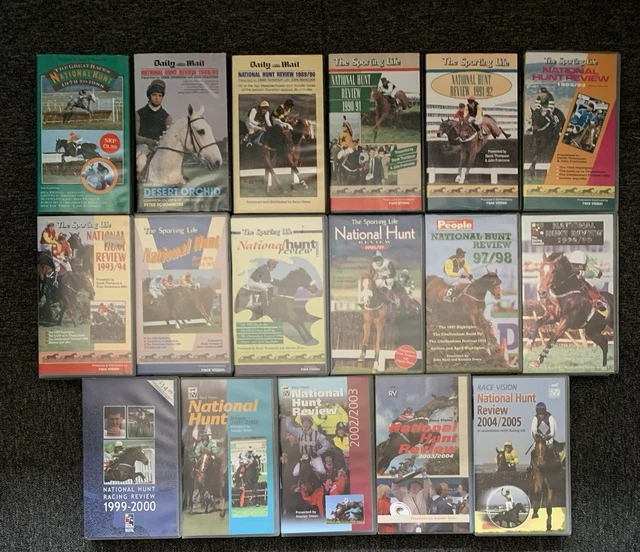 NATIONAL HUNT REVIEW Vhs Video Tapes Bundle X17 1979-2005 £31.89 ...