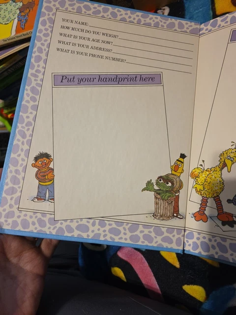 VINTAGE 1983 UNUSED Sesame Street MY MEMORY BOOK How I've Grown, What I ...