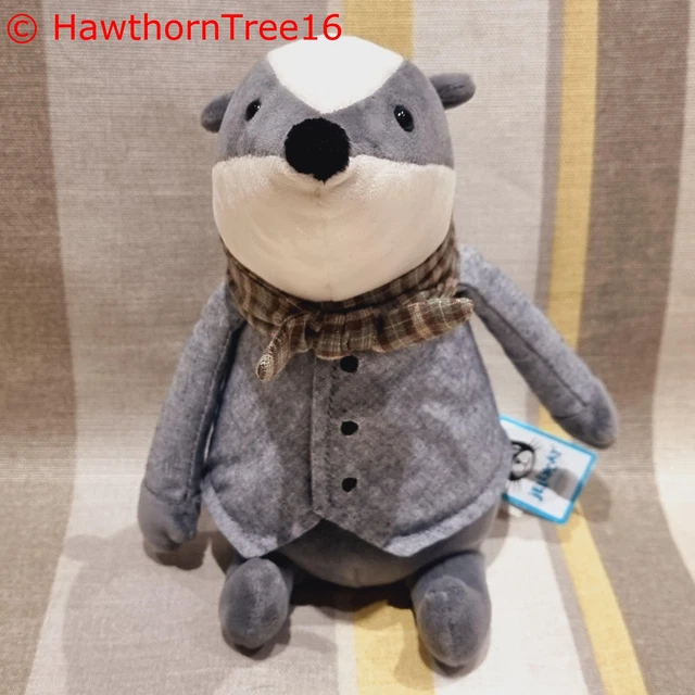 JELLYCAT RIVERSIDE RAMBLER Badger Soft Toy Plush BNWT NEW D352 £64.99 ...