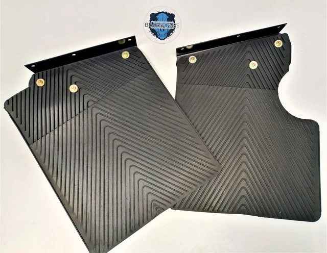 LAND ROVER DEFENDER 90 Td5 Tdci Puma Rear Mud Flaps Lr055340 Lr055332 £ ...