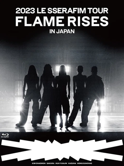 2023 LE SSERAFIM TOUR FLAME RISES IN JAPAN Limited Edition 2 Blu-ray ...