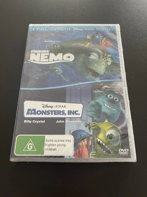 FINDING NEMO + Monsters, Inc. Disney Double Pack DVD 2001 Tracked Post ...