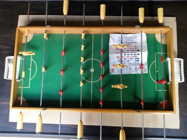ARCO-FALC MILANO CALCIO Balilla In Legno Calcetto Biliardino Vintage Anni 1960 EUR 49,95 ...
