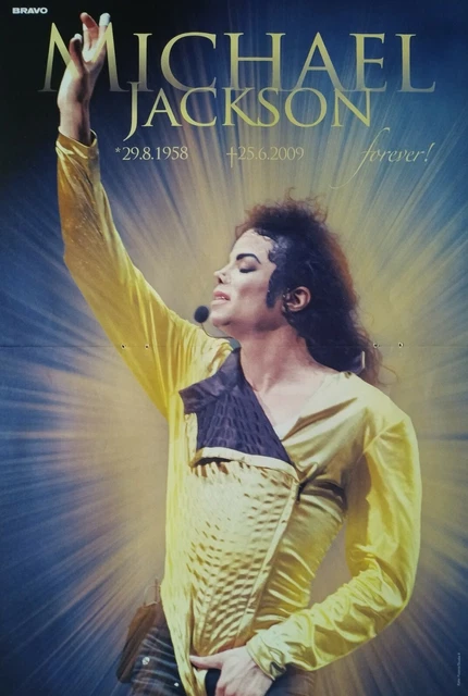 MICHAEL JACKSON - A3 Poster (42x28cm) - Clippings Sammlung German BRAVO ...
