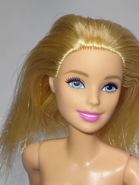 Mattel Barbie Caucasian Blonde Hair Blue Eyes Nude Doll Bhble2 D14 9