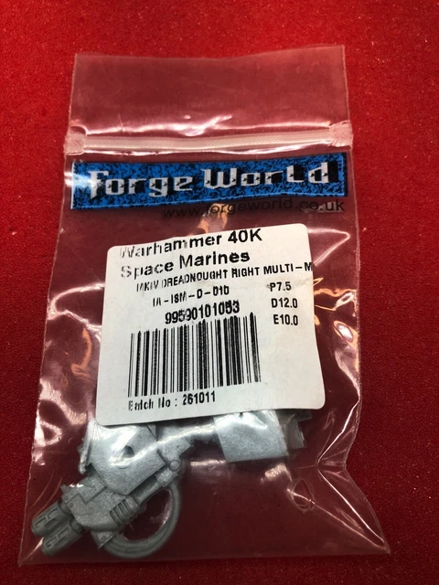 WARHAMMER 40K FORGE World Mk IV Dreadnought Multi Melta EUR 43,62 ...