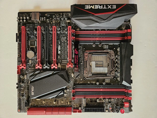ASUS RAMPAGE V Extreme Motherboard. ROG Pro Gaming PC, ATX, X99, DDR4 £ ...