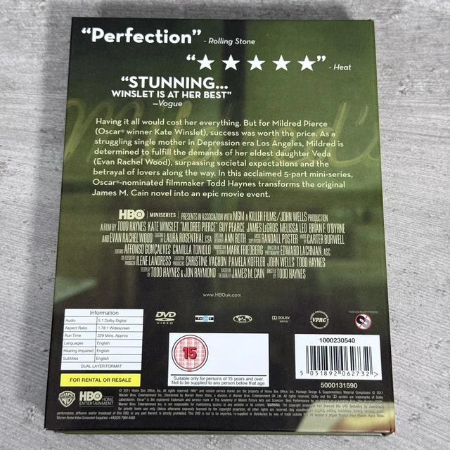 MILDRED PIERCE DVD Box Set - Mini Series Drama Kate Winslet £6.49 ...