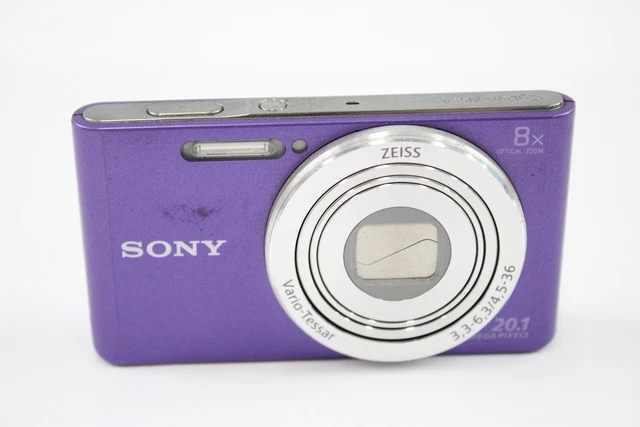SONY CYBERSHOT DSC-W830 Digital Compact Camera Working w/ Zeiss 8x Zoom ...