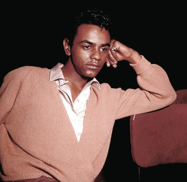SINGER JOHNNY MATHIS in the studio Los Angeles 1958 Old Photo 5 EUR 6 ...