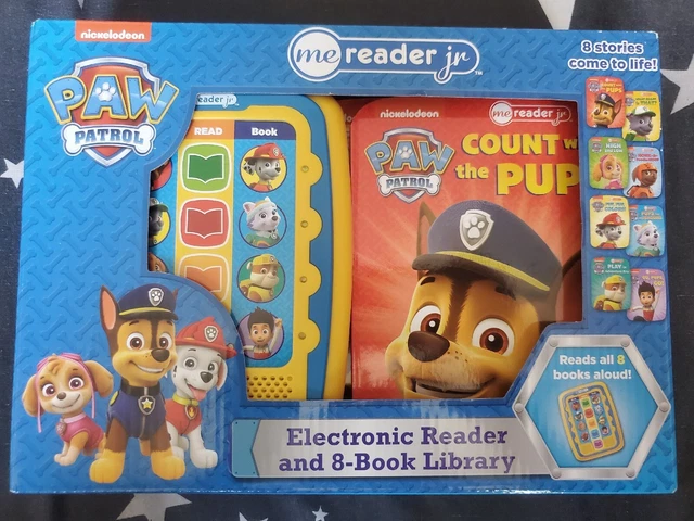 NICKELODEON PAW PATROL Chase,Skye,Marshall Electronic Me Reader Jr. 8 ...