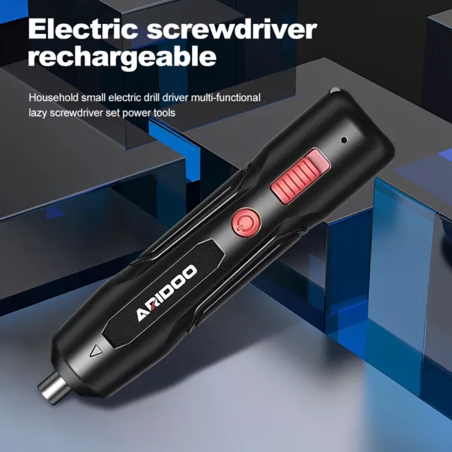 Mini Rechargeable Cordless Electric Screwdriver Drill Usb Charging