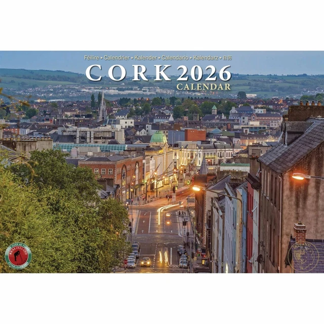 CORK A4 CALENDAR 2026 - Regional - Month To View £10.49 - PicClick UK