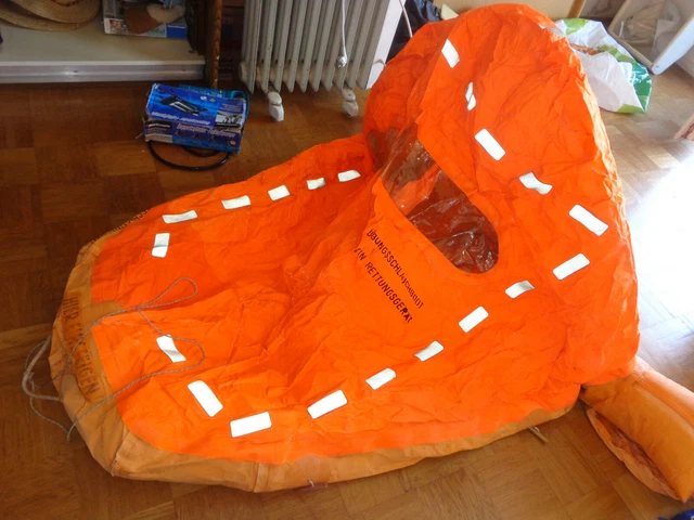 ORIGINAL BUNDESWEHR LUFTWAFFEN Piloten Rettungsboot_Rettungsinsel Sehr ...