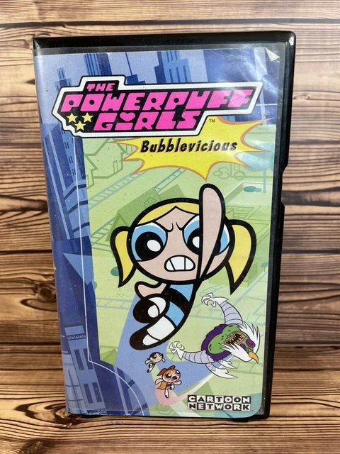 THE POWERPUFF GIRLS -Bubblevicious VHS, 2000, Cartoon Network Modified ...