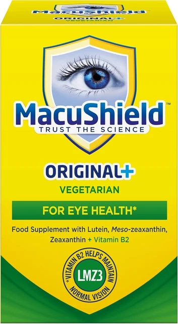 MACUSHIELD ORIGINAL PLUS Capsules - 90 Day Pack, Eye Health Food ...