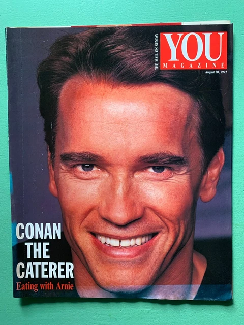 RARE YOU MAGAZINE 30-August-1992 ARNOLD SCHWARZENEGGER + Sigourney ...