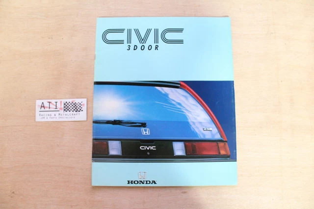 RARE JDM HONDA Civic Hatchback Sales Catalogue Brochure $47.99 ...