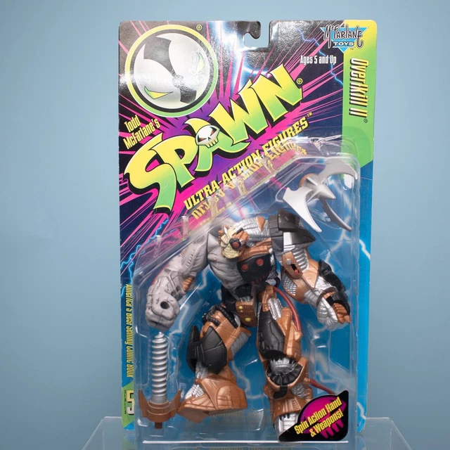 MCFARLANE TOYS OVERKILL II Black & Tan Spawn Series 5 Ultra-Action ...