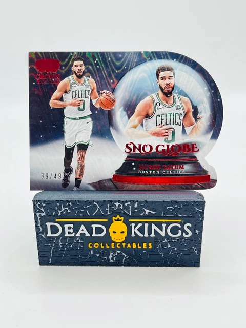 2022-23 PANINI CROWN Royale NBA - Jayson Tatum - Sno Globe Red Prizm /49 EUR 26,02 - PicClick IT