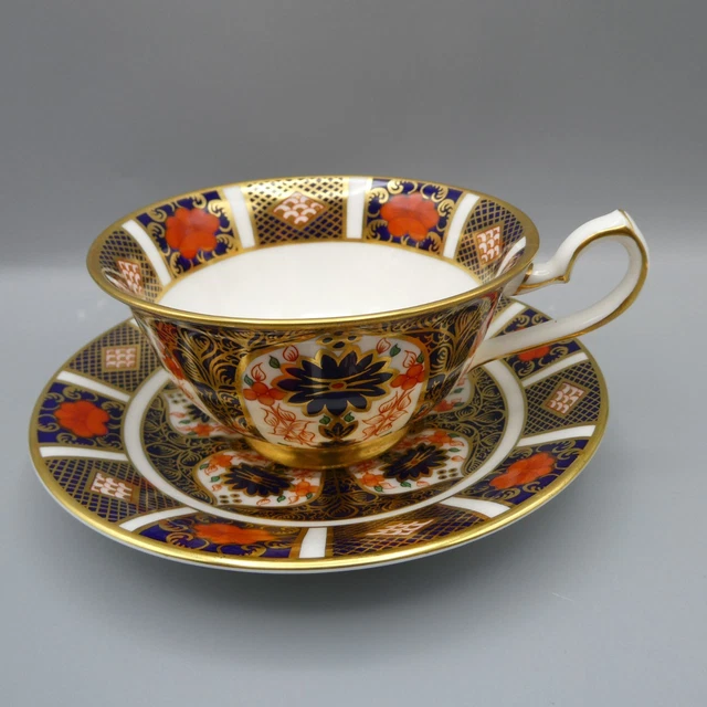 ROYAL CROWN DERBY Old Imari 1128 Elizabeth Cup & Saucer 1994 Lvii First ...