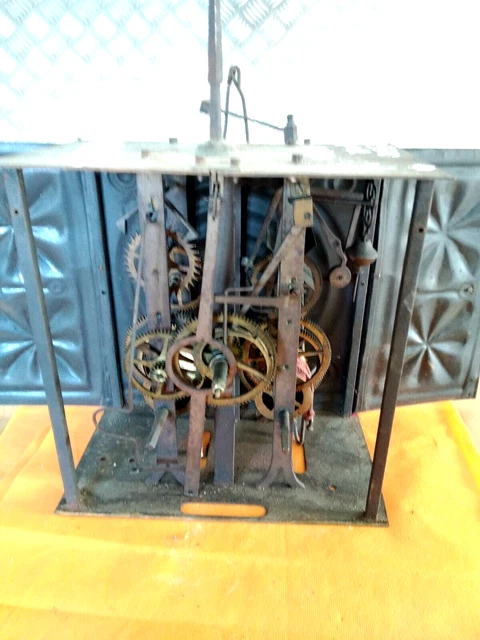 MOUVEMENT ANCRE/GONG/CLOCHE COMTOISE A Ancre Reloj Horloge Clock ...